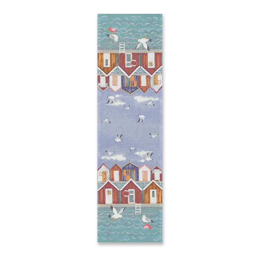 Boathouse (Sjöbod) Woven Table Runner – Museum of Danish America Design ...
