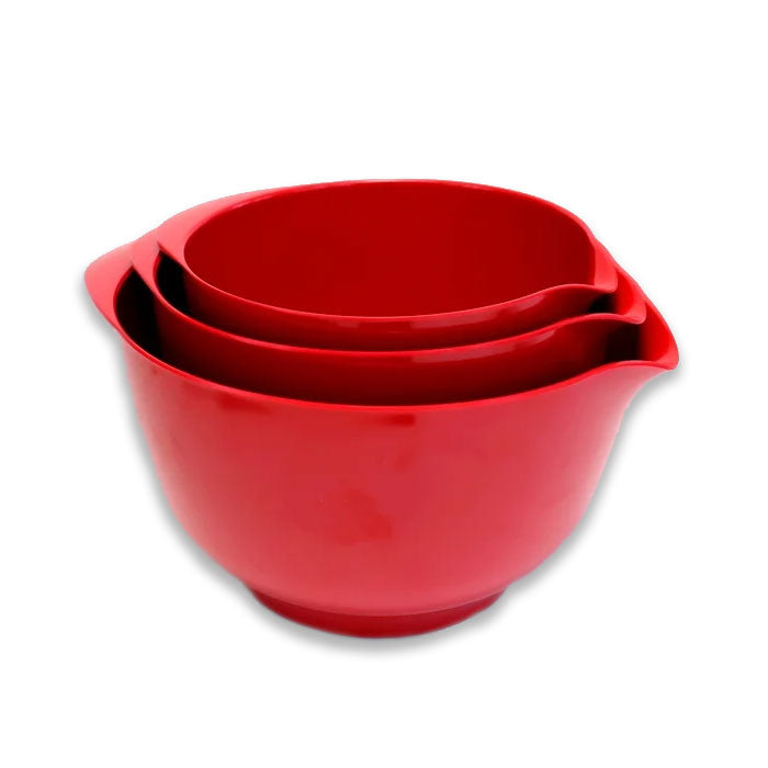 Margrethe Mixing Bowl in Red - Various Sizes – Museum of Danish America ...